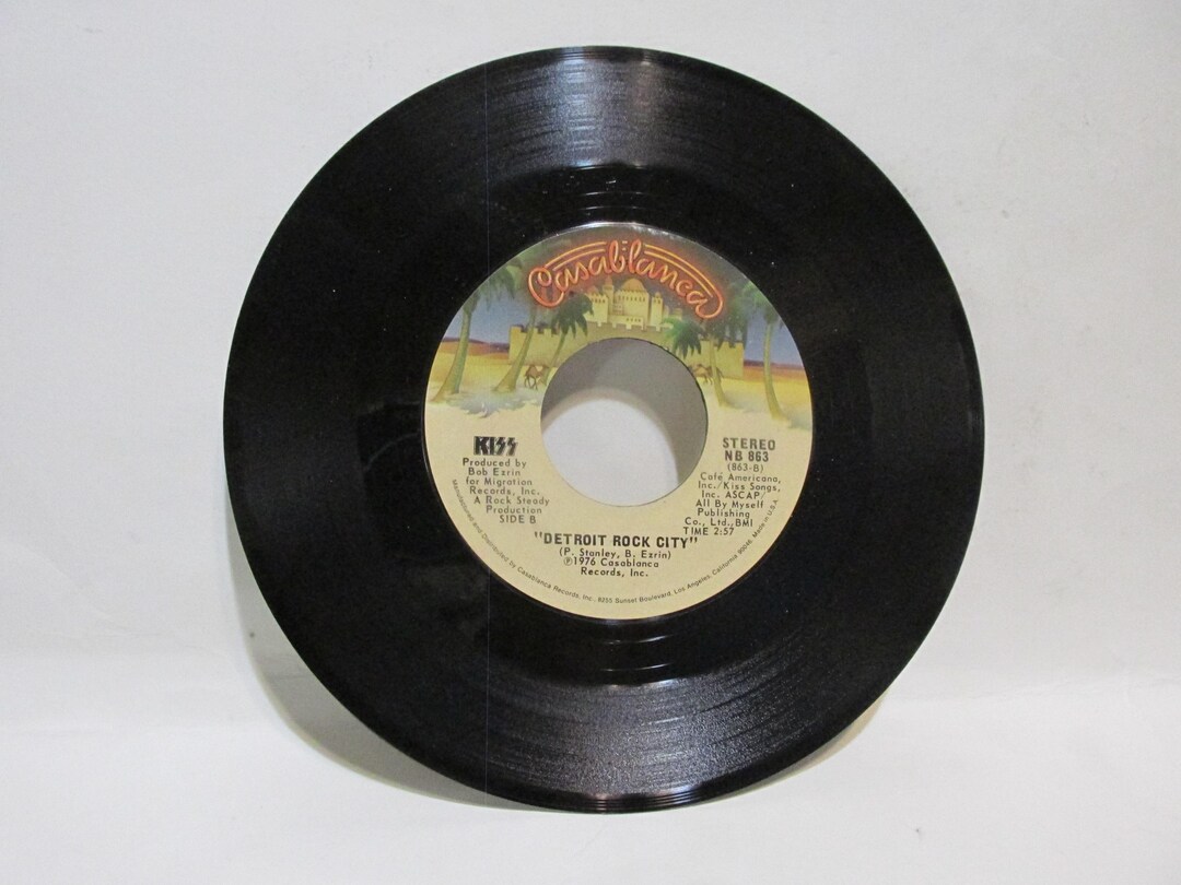 KISS 1976 45 RPM Casablanca Record / BETH and Detroit Rock City - Etsy