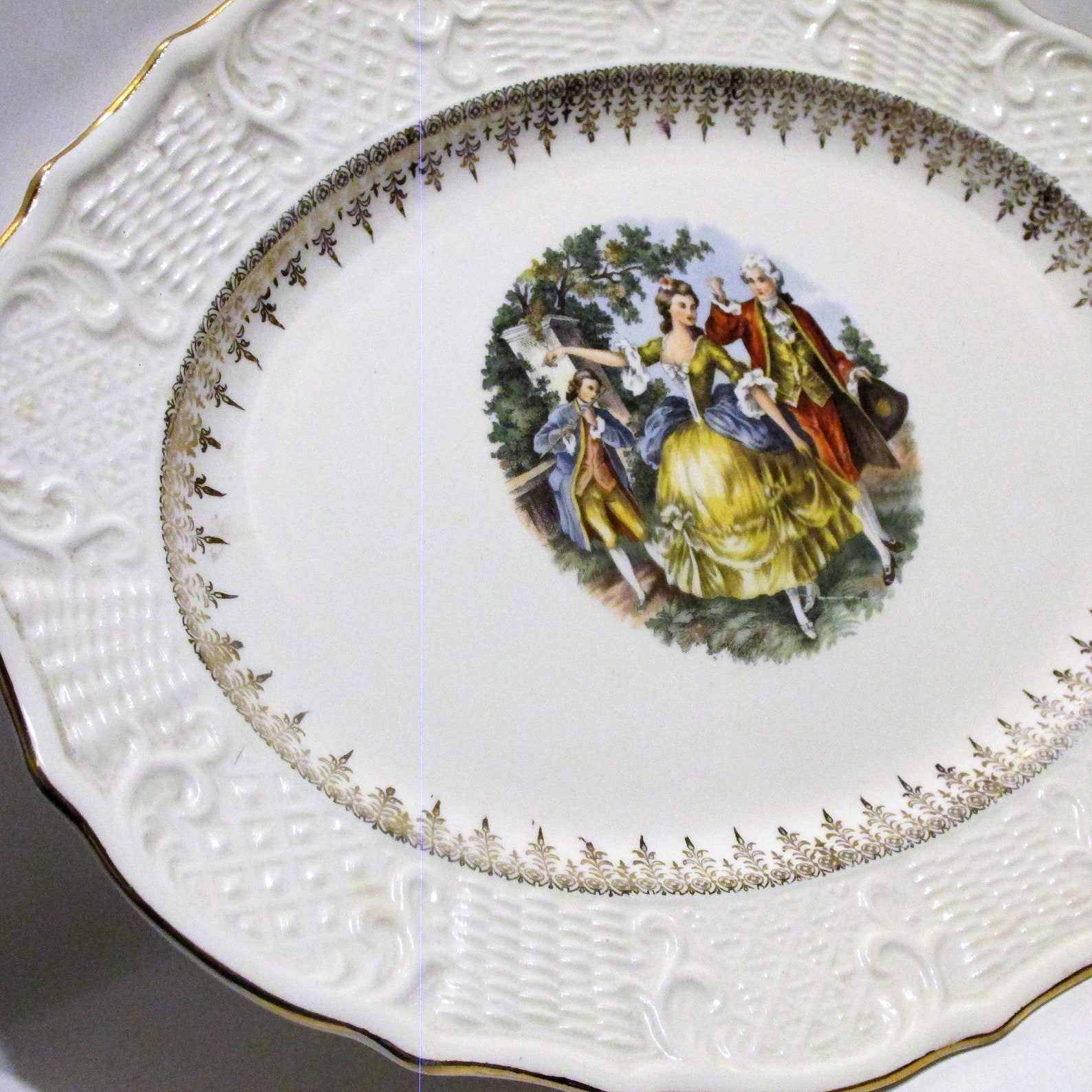 Vogue Dinnerware Oval Platter Washington Colonial Courting - Etsy