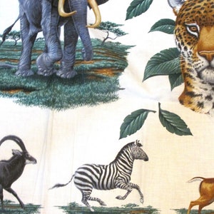 Wildlife Safari Appliques Panel, Africa, Wild Animals, Sewing, Craft - Etsy