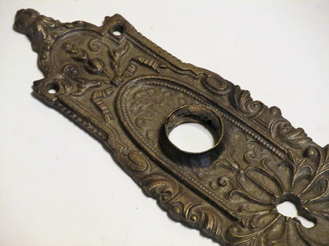 Antique Ornate Victorian Brass Door Lock Panel Door Lock | Etsy