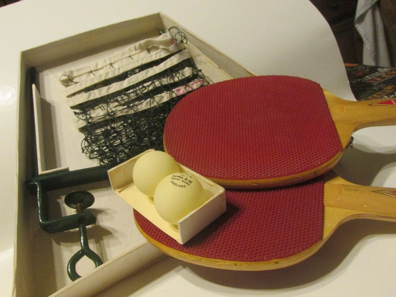 Gold Cup Table Tennis Set Ping Pong - Etsy