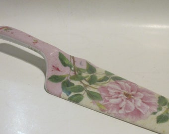 Porcelain Cake Pie Server Andrea by Sadek, Berry and Vine Pattern,japan ...