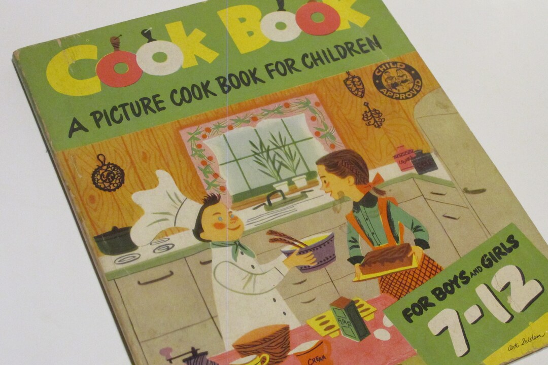 Childrens Cook Book, A Picture Cook Book for Childrens, / 1951 - Etsy