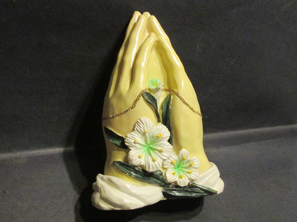 Ceramic Catholic Praying Hands, Easter, Religious - Etsy