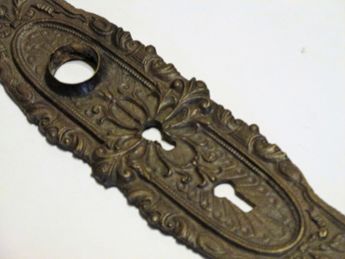 Antique Ornate Victorian Brass Door Lock Panel Door Lock | Etsy