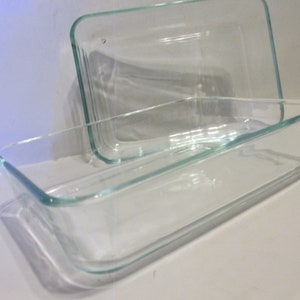 Pyrex Clear Blue Glass 3 Cups Baking Dish, 7210 - Etsy
