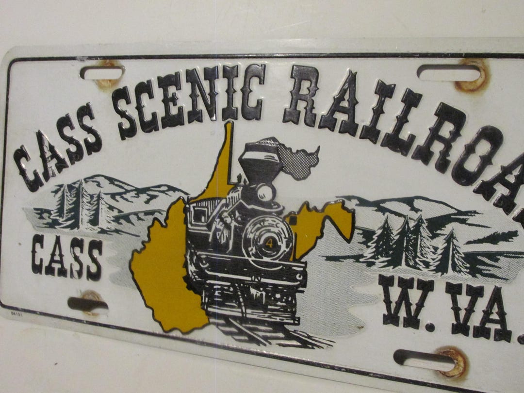 Railroad, Cass Scenic Railroad License Plate West Virginia - Etsy