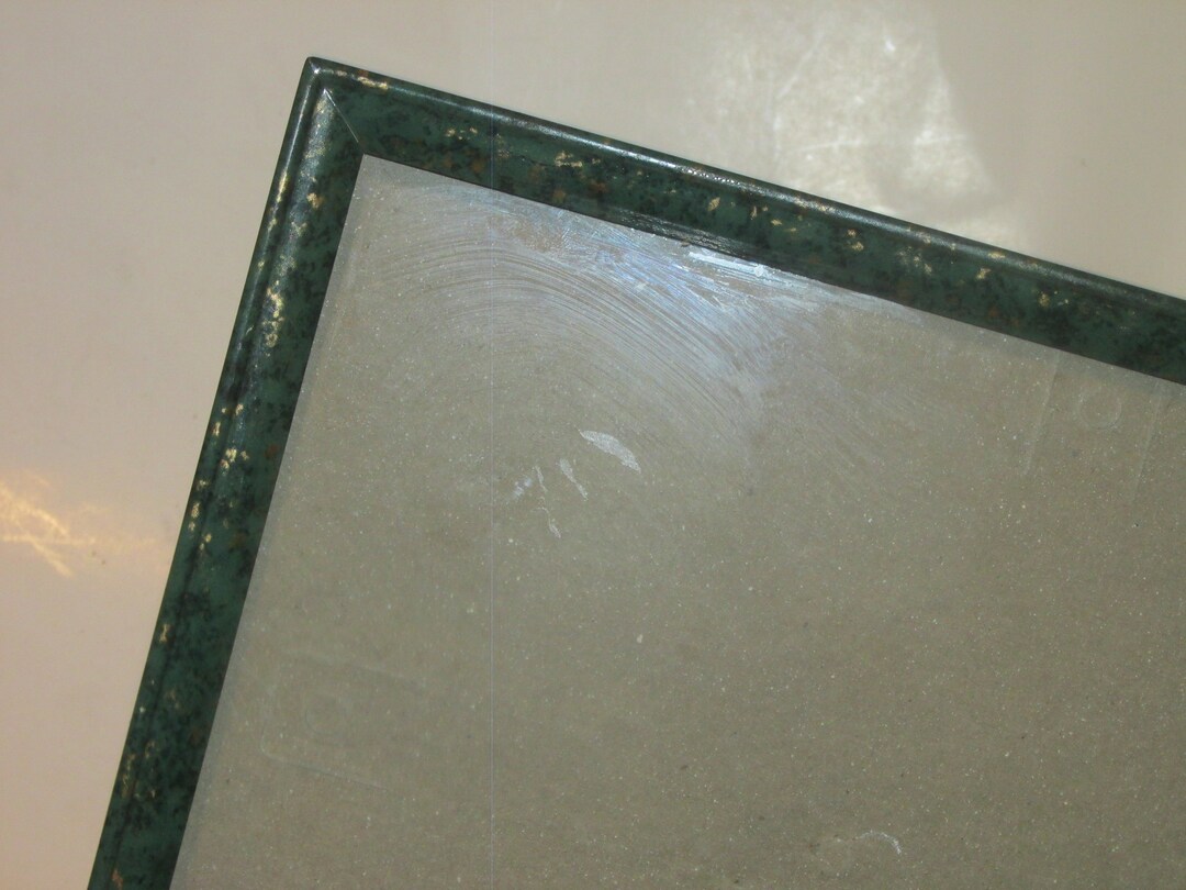 Mid-century Metal Hunter Green With Gold Flecks Easel Tabletop and Wall ...