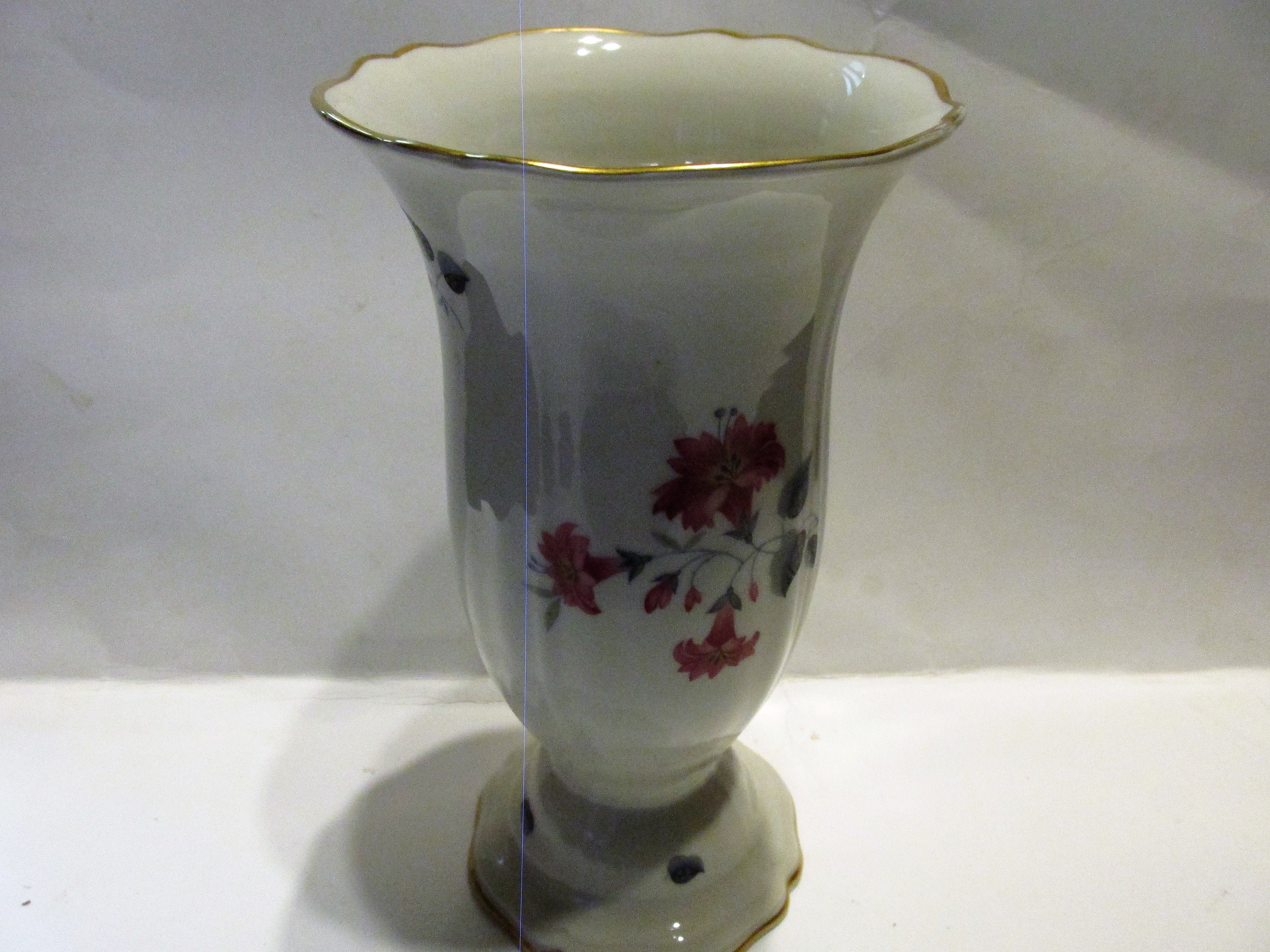 Rosenthal Selb-Plossberg Germany Porcelain Ribbed Vase Flowers | Etsy