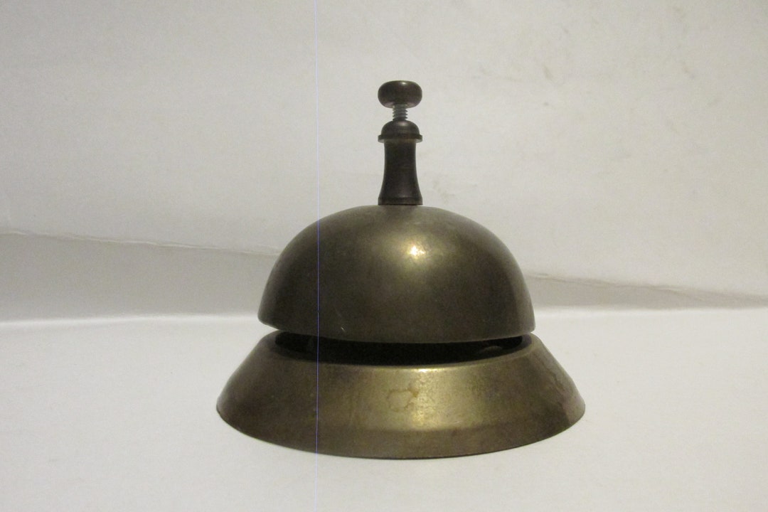 Brass Old Hotel Service Counter Hotel Bell - Etsy