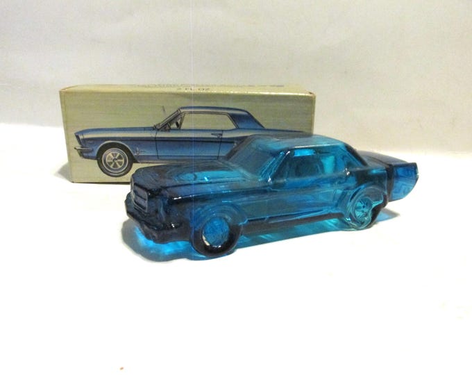 Automobile 1964 Mustang Collectible Avon Bottle With Box, Paperweight ...