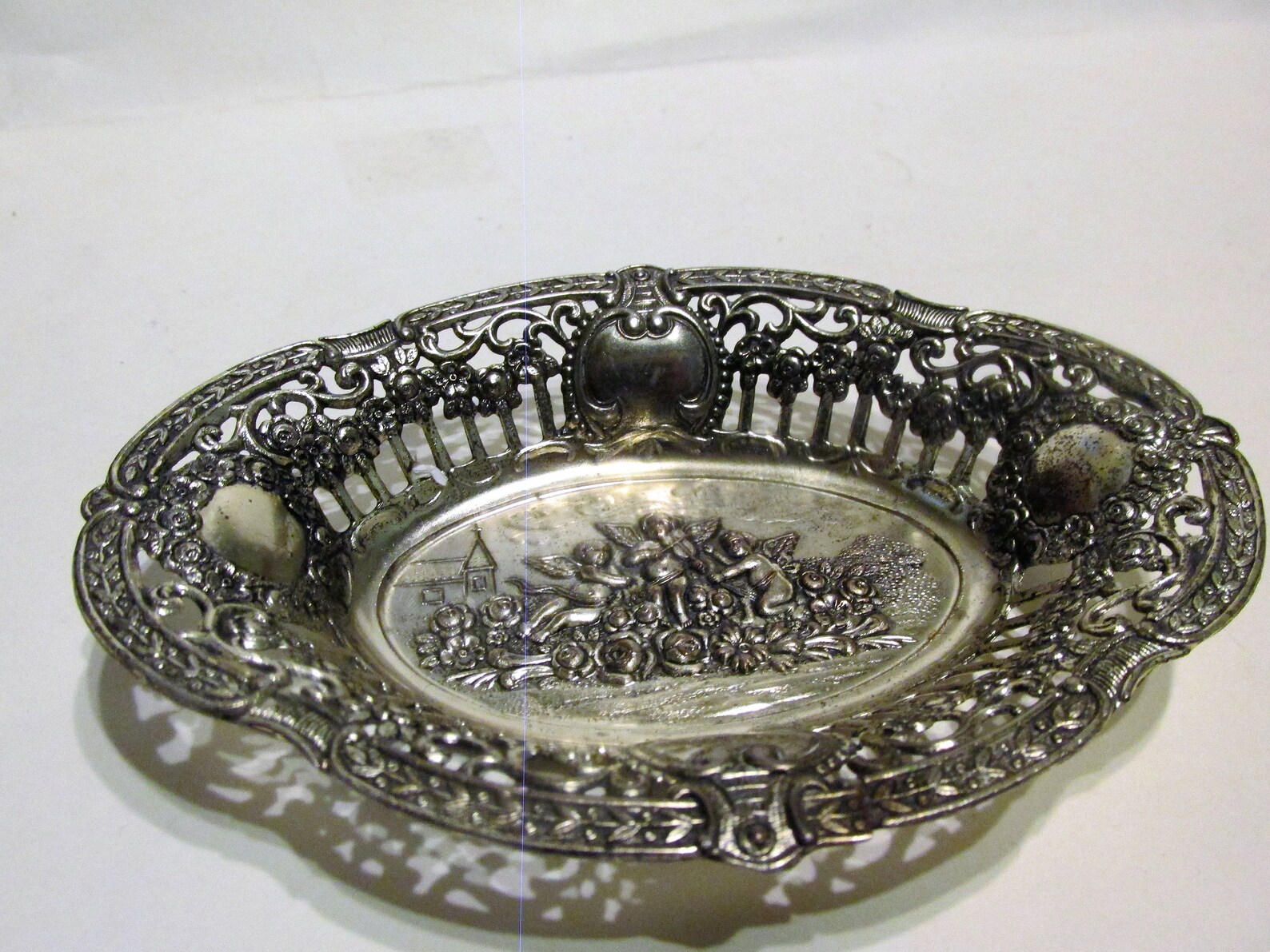 Victorian Reticulated Silver Plate Cherub Ornate Detailed - Etsy