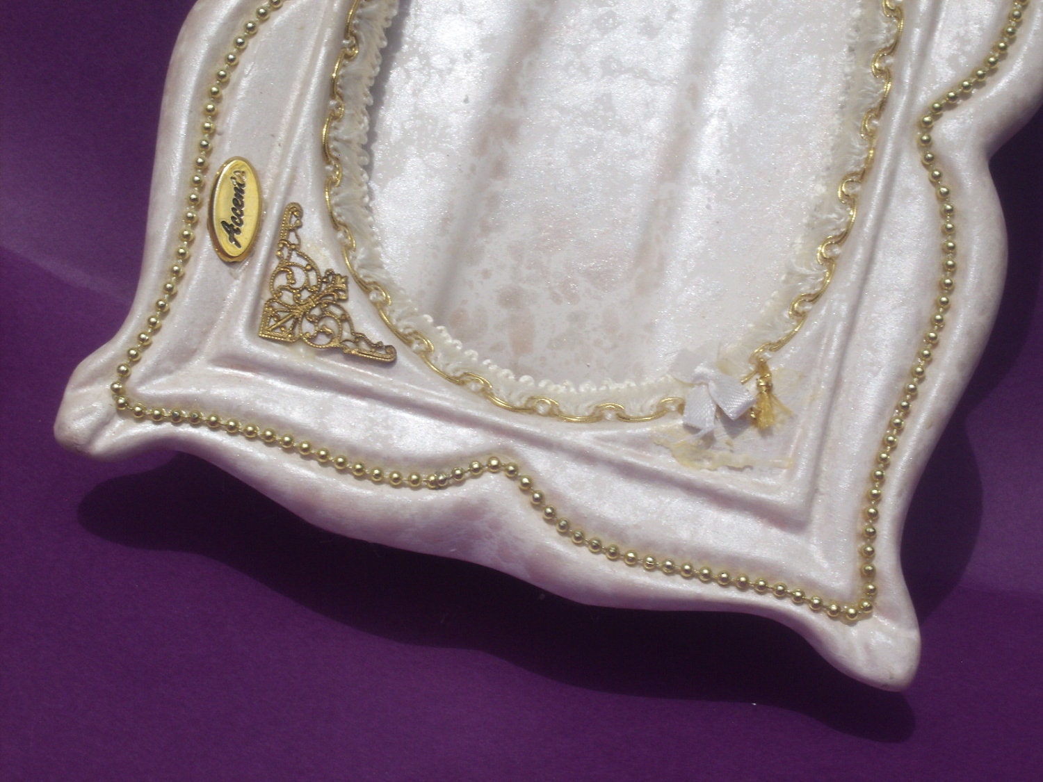 Wedding White and Gold Shadow Box Elegant Picture Frame | Etsy