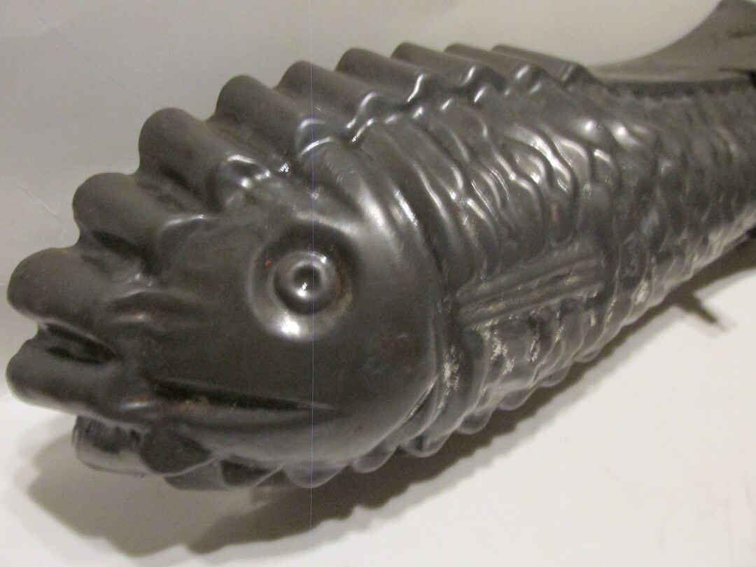 French Fish Shape Metal Baking Mold, French Brioche, Bread, Cake, Jello ...