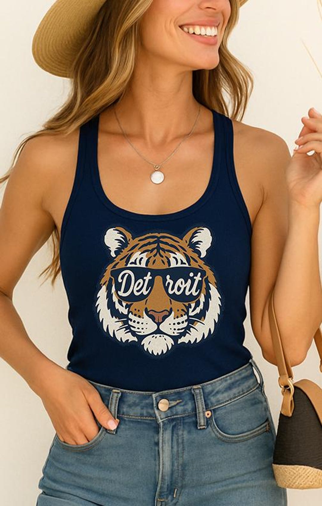 Vintage Detroit Baseball Tank Top: Retro Tigers Fan Apparel - Etsy