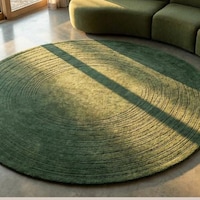 Cottagecore Flower Meadow Round Rug, Floral Round Area Rug Wildflowers ...