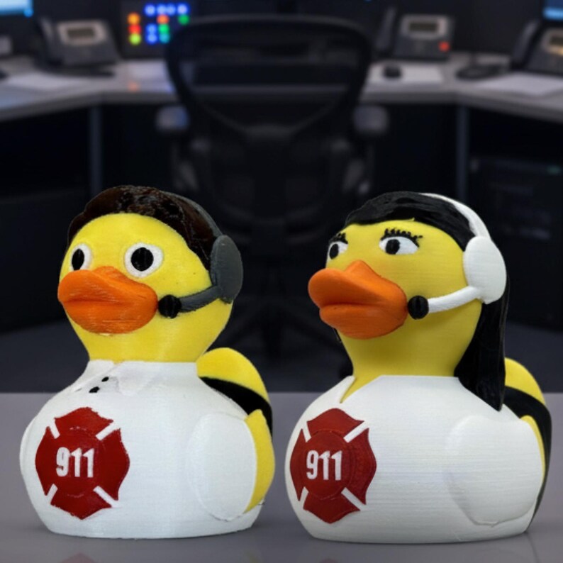 911 Dispatcher Duck: First Responder Gift, Cruise Duck - Etsy