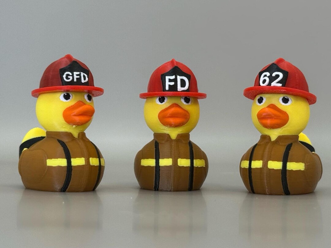 Firefighter Duck: Customizable First Responder Themed for Jeep Duck ...