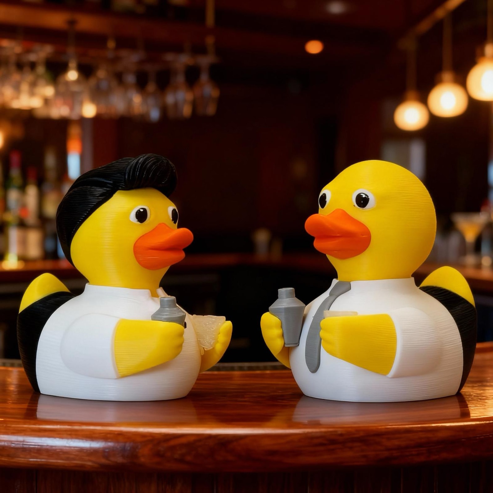 Bartender Duck: Cocktail Themed for Cruise Hiding and Mixologist Gift ...