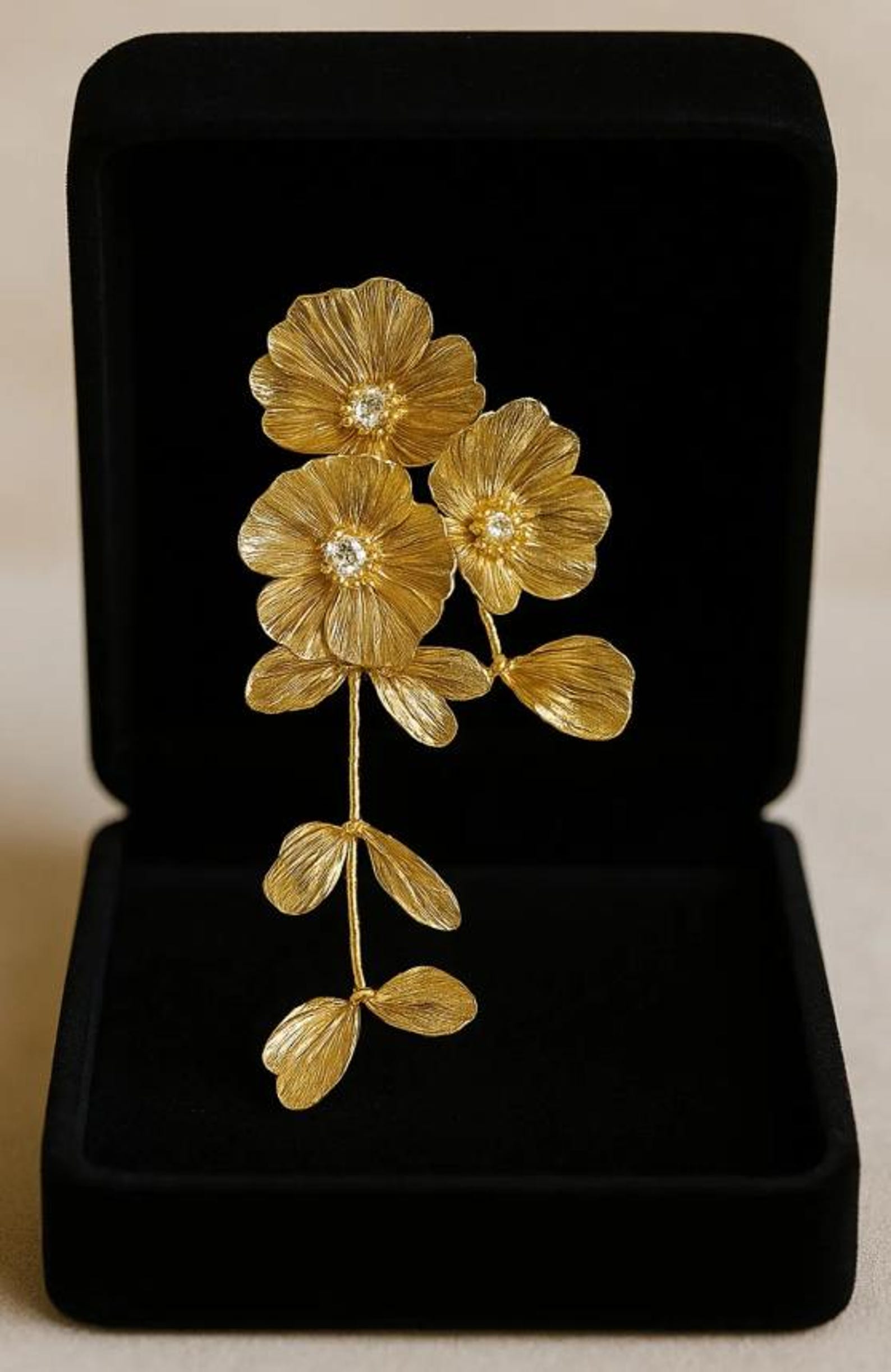 Gold Flower Earrings | Layered Large Flower Design | Summer Wedding and ...