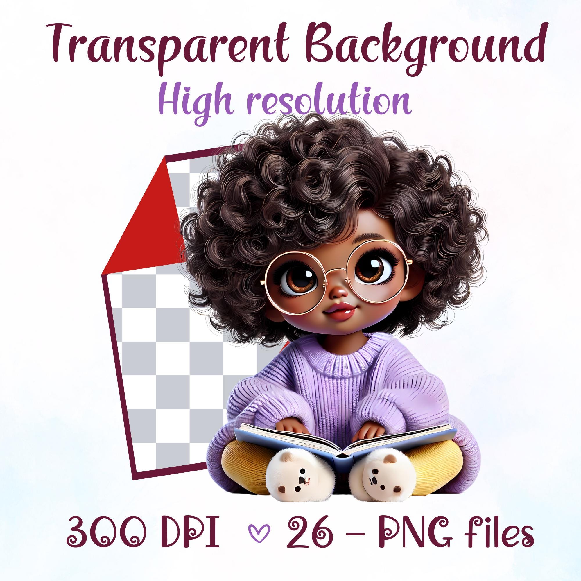 26 Afro Chibi Girl PNG - Afro American Chibi Girl Clipart, Black Girl ...