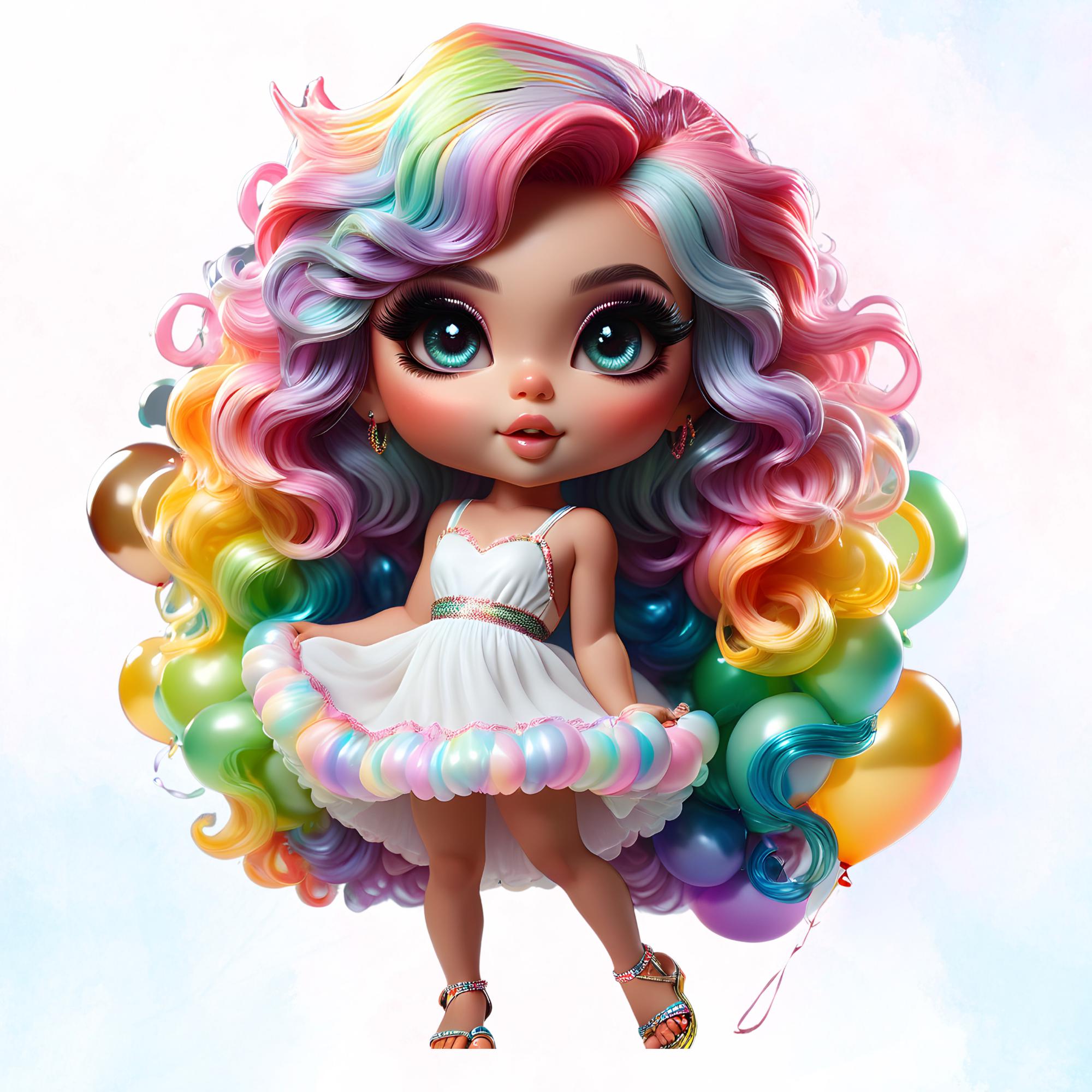29 Cute Chibi Clipart Girl PNG Bundle – Digital Chibi Characters PNG ...