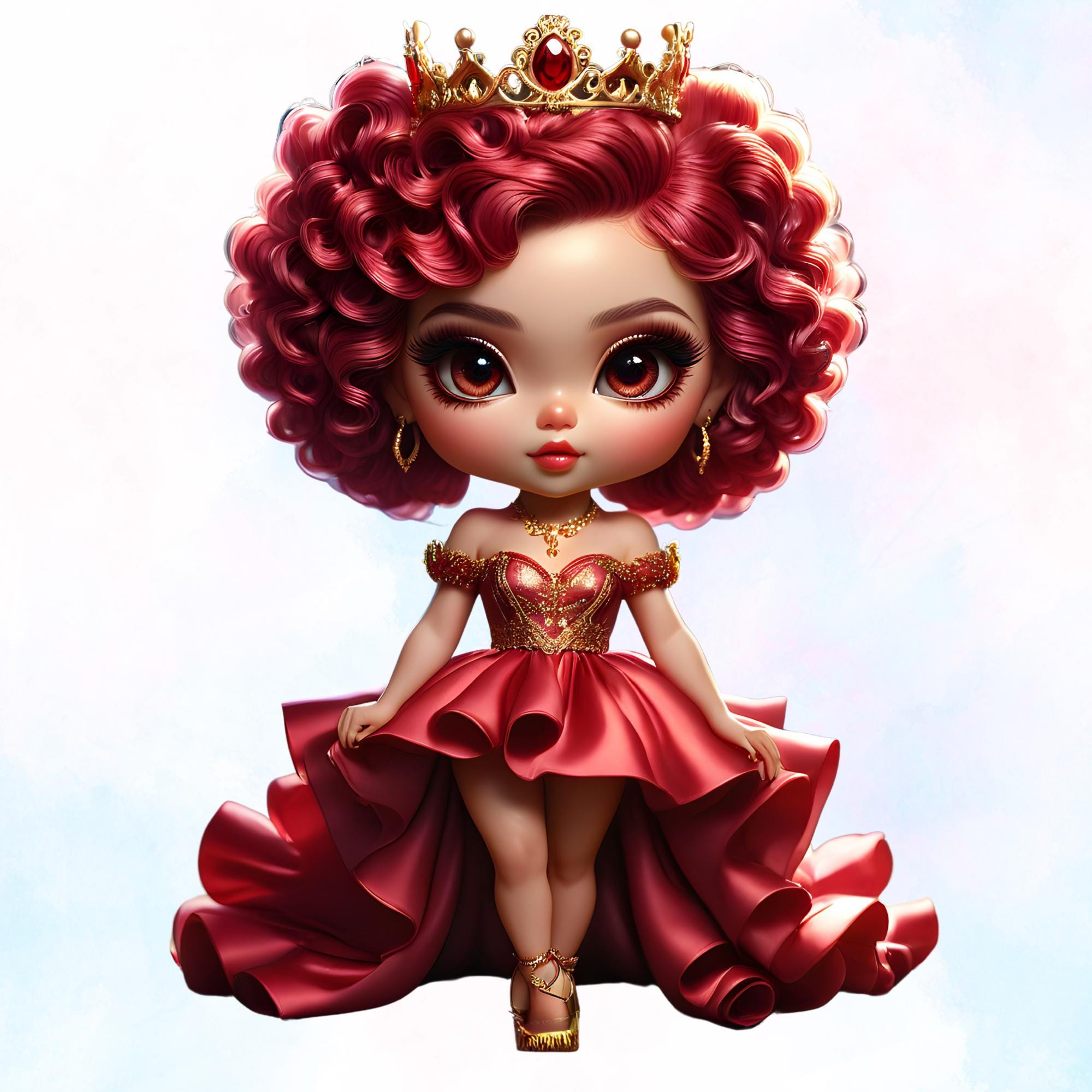 29 Cute Chibi Clipart Girl PNG Bundle – Digital Chibi Characters PNG ...