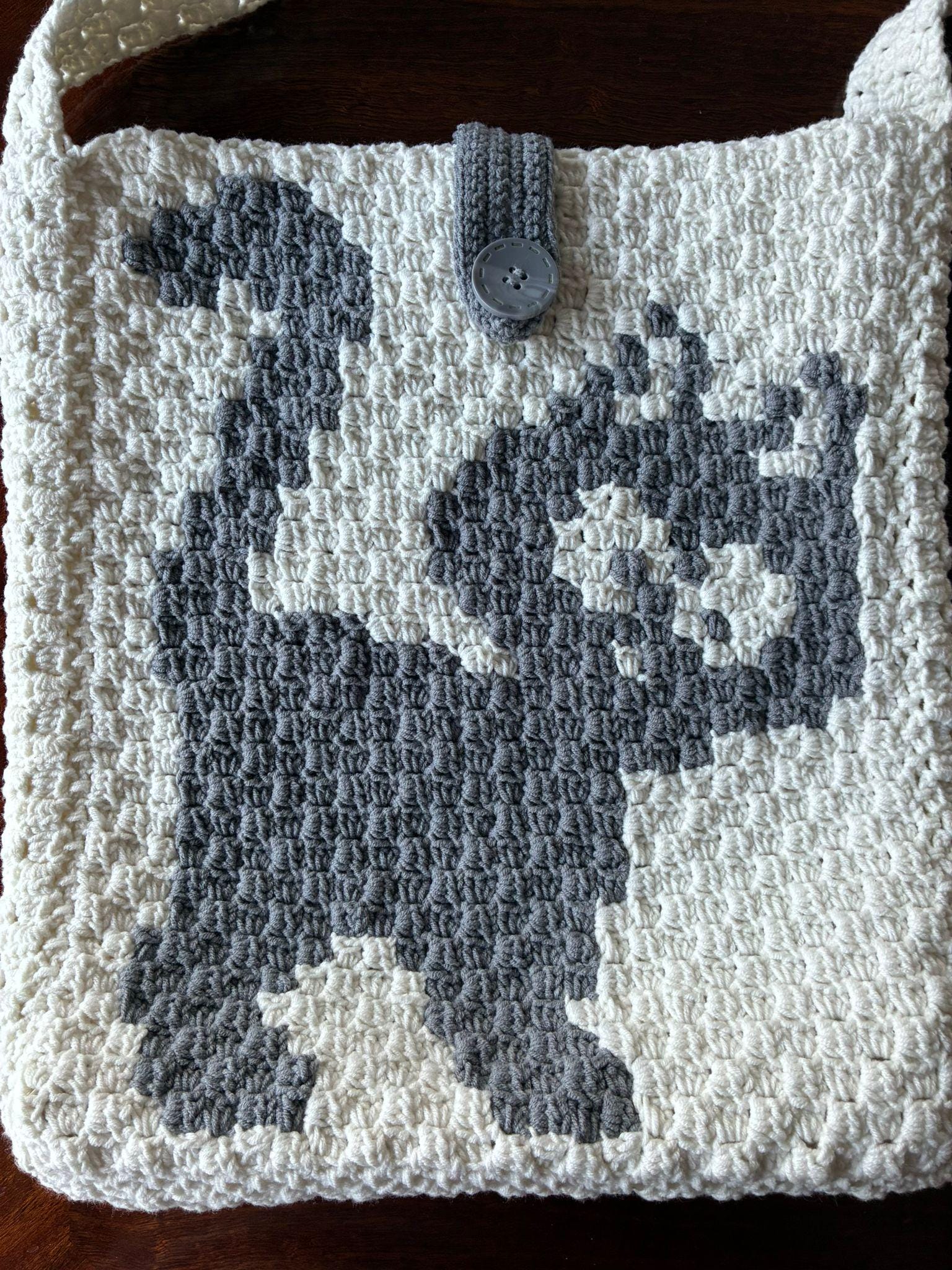 Cat C2C Crochet Bag Pattern: Tapestry Tote Tutorial (PDF Download - Etsy