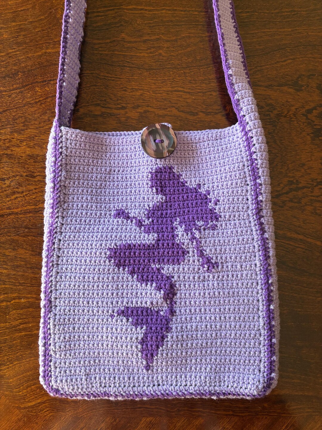 Mermaid Crochet Intarsia Bag Pattern – Beginner PDF Beach Crossbody Bag ...