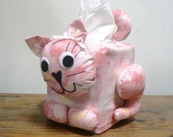 Cat Tissue Box - Etsy