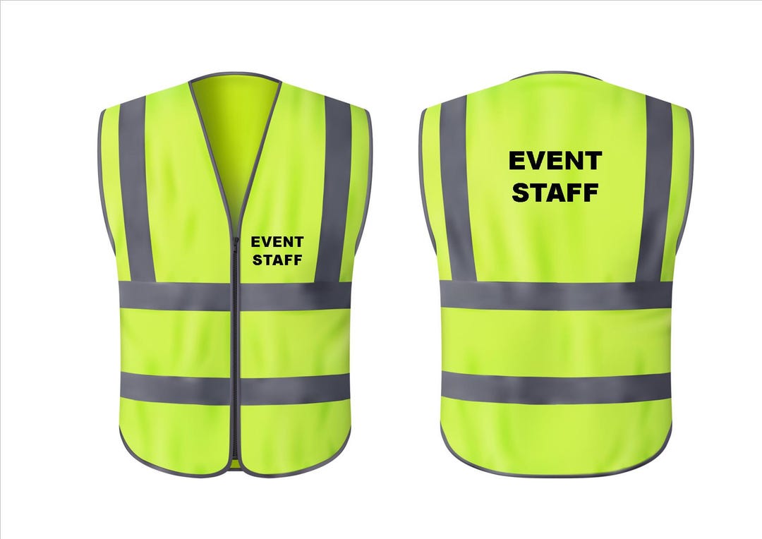 Event Staff Hi Vis Vest - Etsy