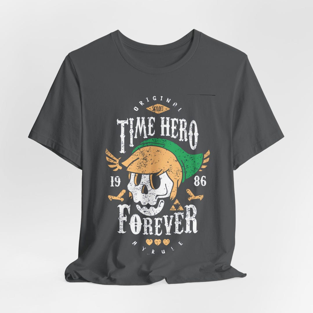 Vintage Zelda Skeleton Link Design Retro Gamer Apparel Classic Video ...