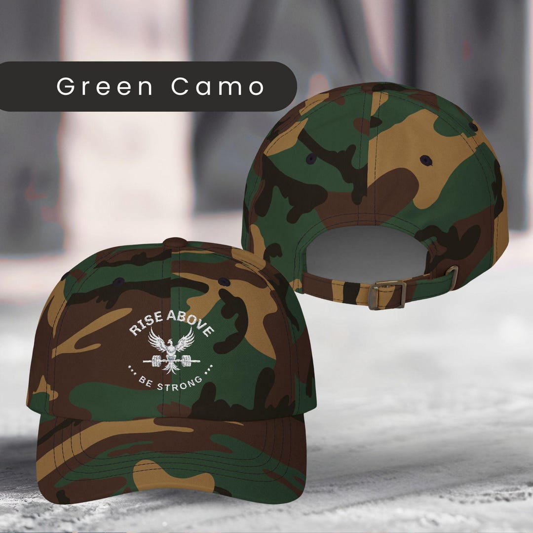 Embroidered Cap, Rise Above Hat, Baseball Cap, Vintage Dad Hat, Retro ...