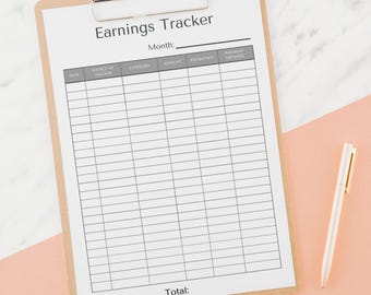 Editable Investment Tracker PDF | Budget Planner Printable | Financial ...