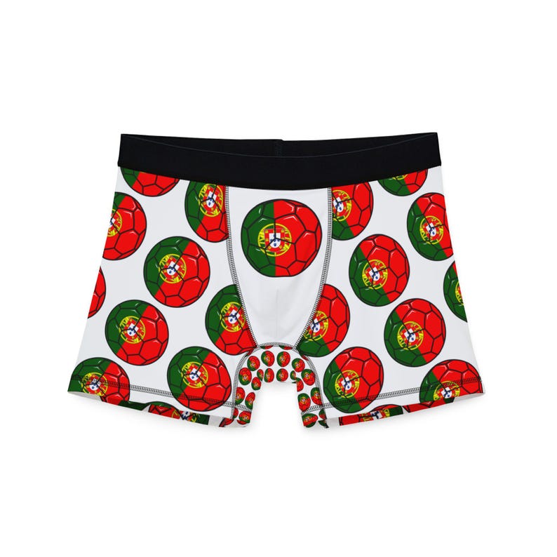Portugal World Soccer Ball 2026 Boxers, Football Cup Flag Mens ...