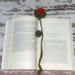 Handmade Rose Bookmark–crochet Flower Bookmark–book Lover Gift–vintage ...