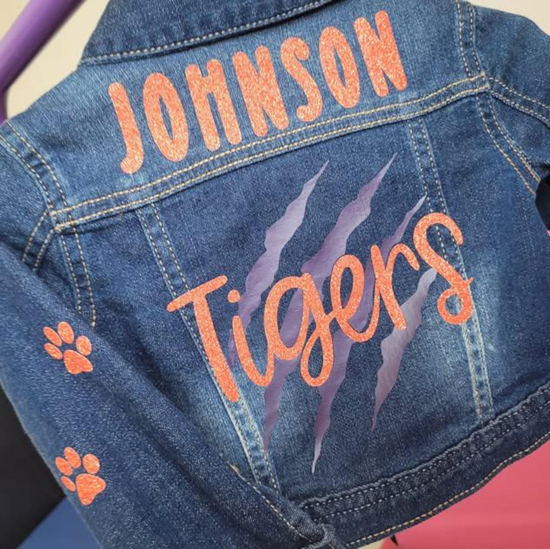 Tigers Denim Jacket - Etsy