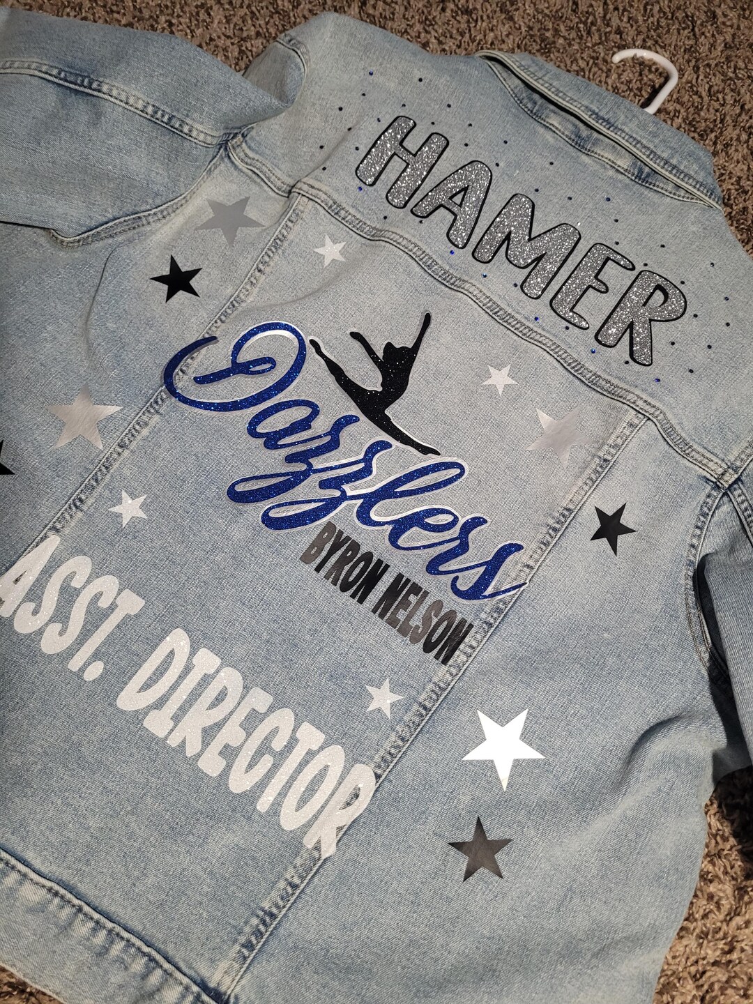 Game Day Jacket - Custom Jean Jacket - Sports Coach Jacket - Custom Fan ...