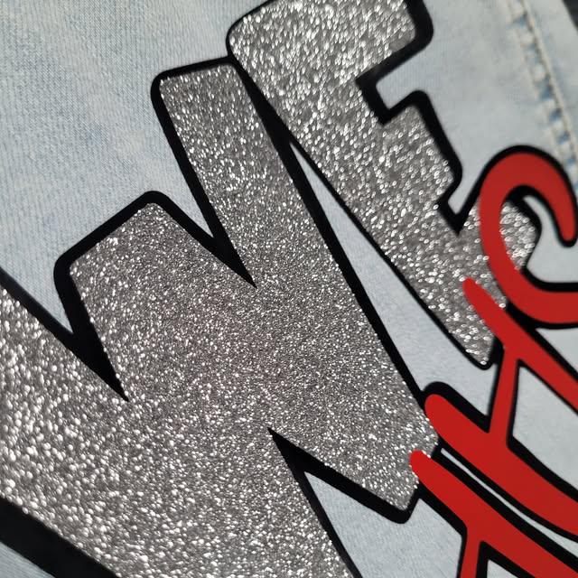Jersey Number Game Day Denim Jacket: Sport Mom Rhinestone Jean Jacket ...
