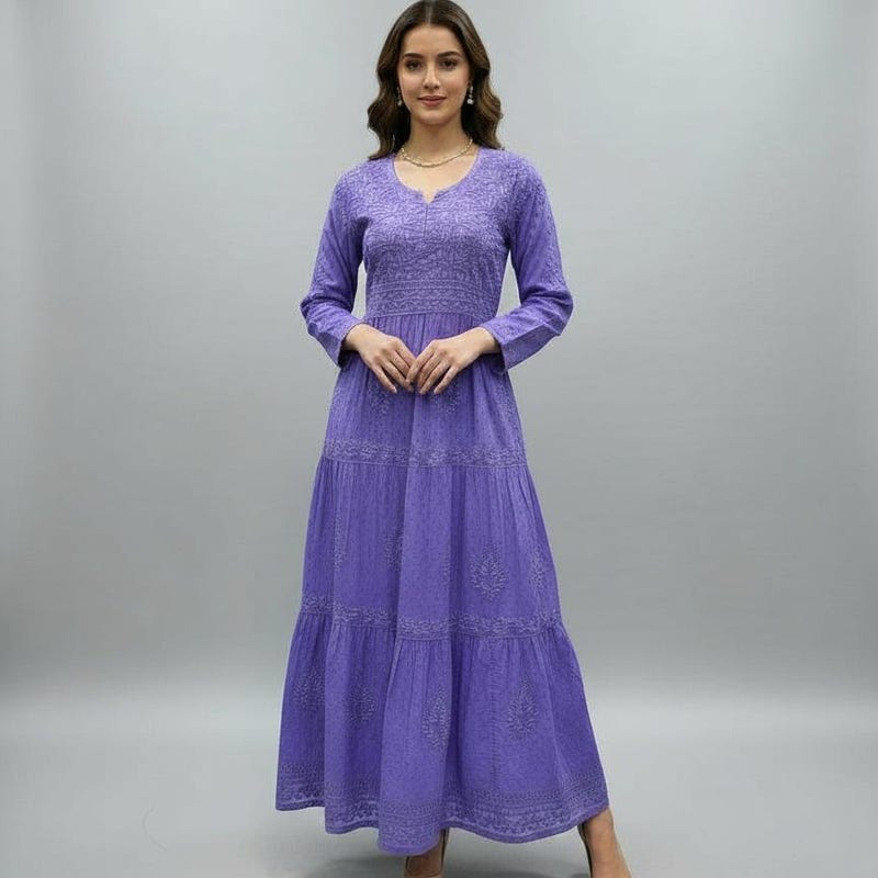 Plain Indian Style Dress - Etsy UK