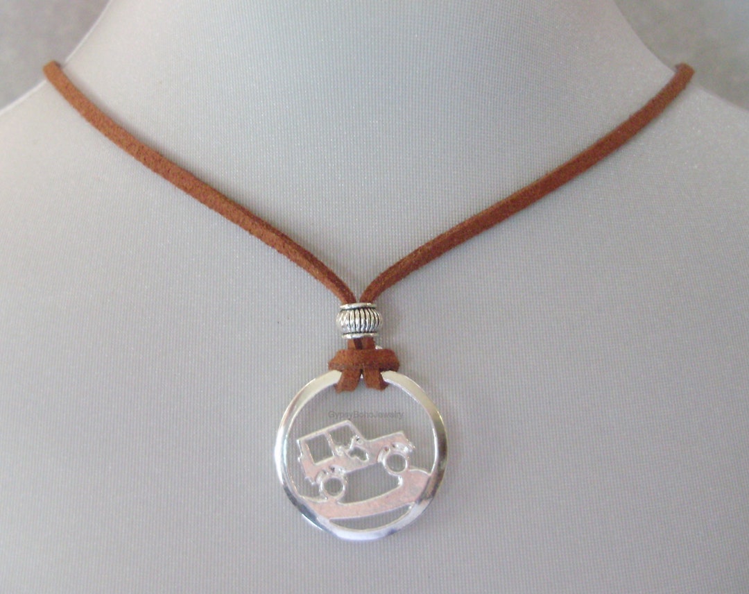 Off Road Vehicle Choker Faux Suede Leather Cord W/ Clasp, Jewelry, Girl ...