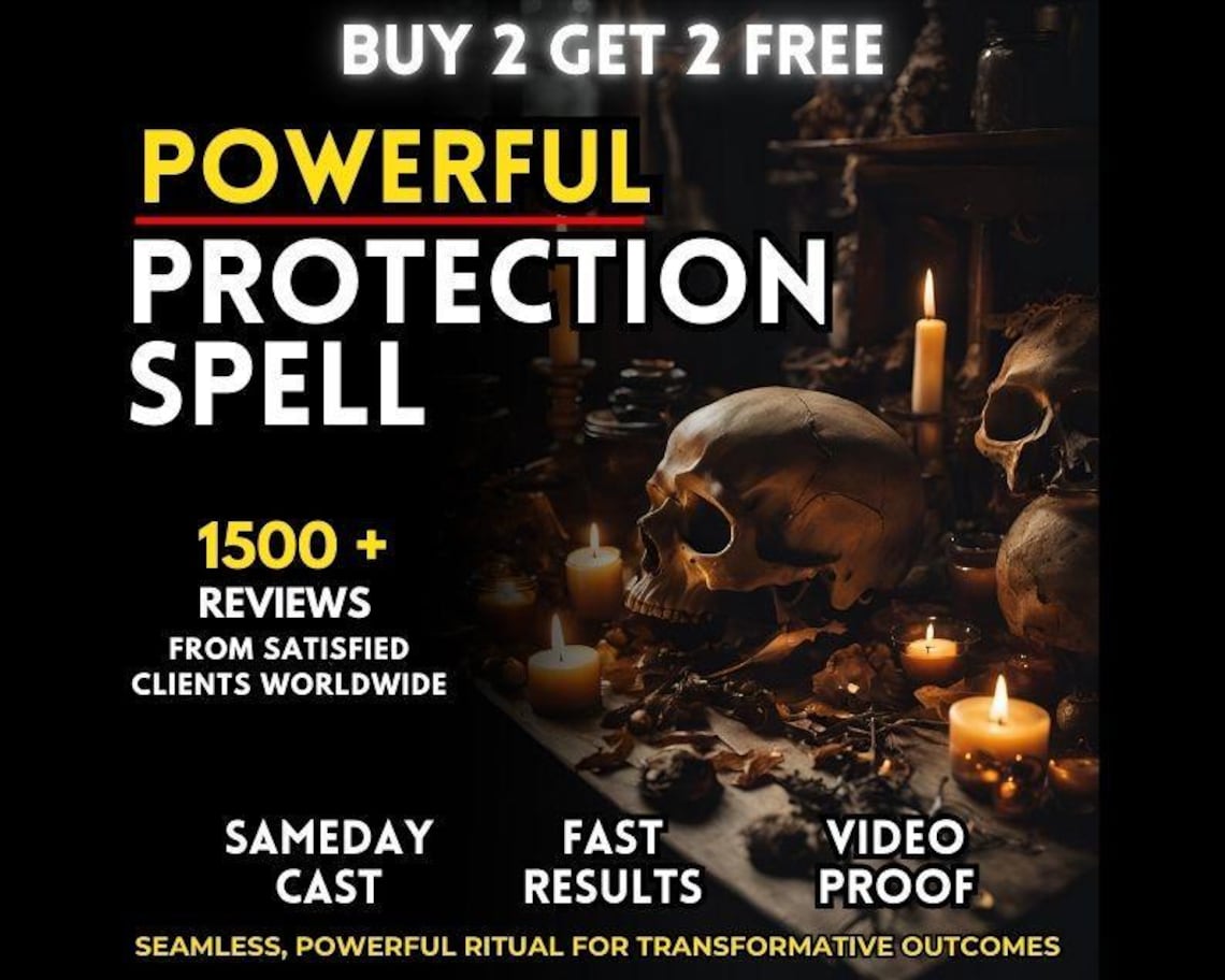 Powerful Protection Spell SHIELD Hexes Defend Safety Security Banish ...