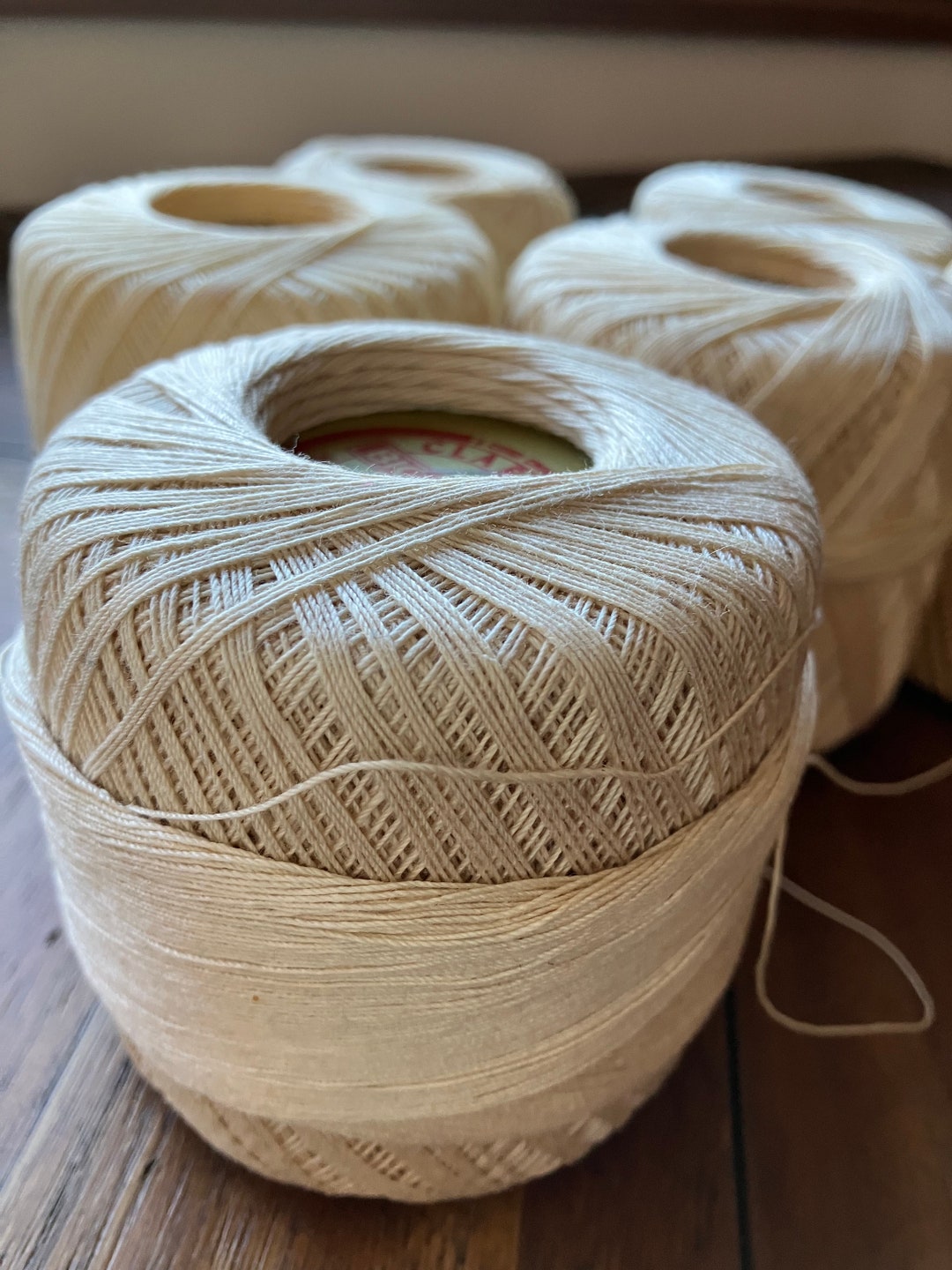 Vintage Tatting Thread Cotton Doily Lace Making Supplies Crocheting ...