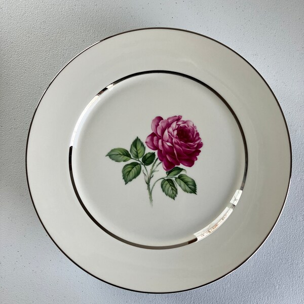 Victorian Rose Dinner Plates - Etsy