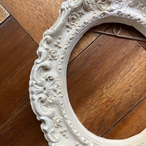 Vintage Ornate Oval Plaster Frames - Set of 2 - Ready to Hang - Etsy