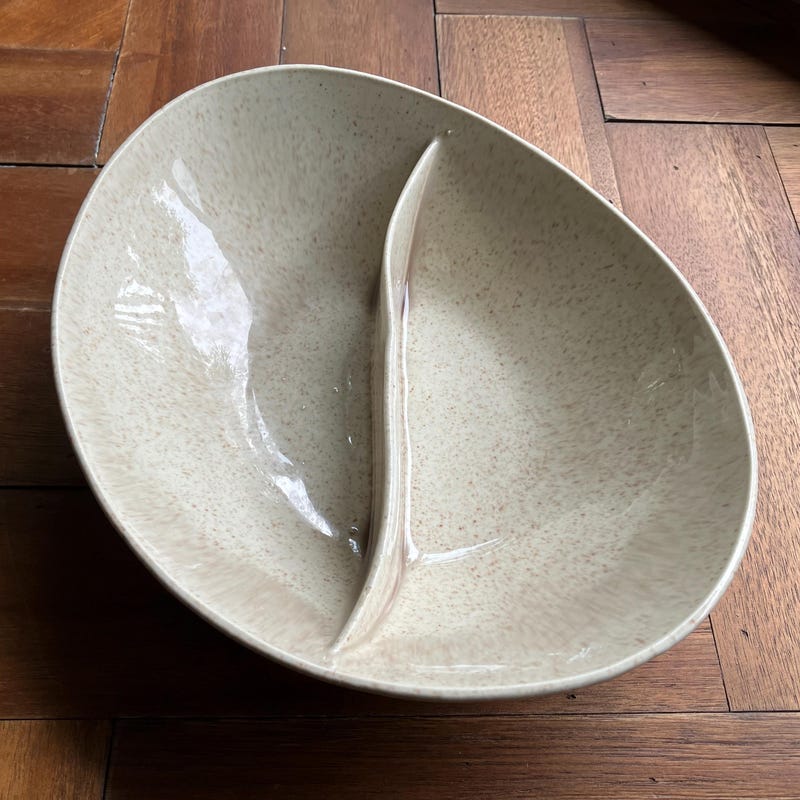 Divided Serving Bowl - Etsy