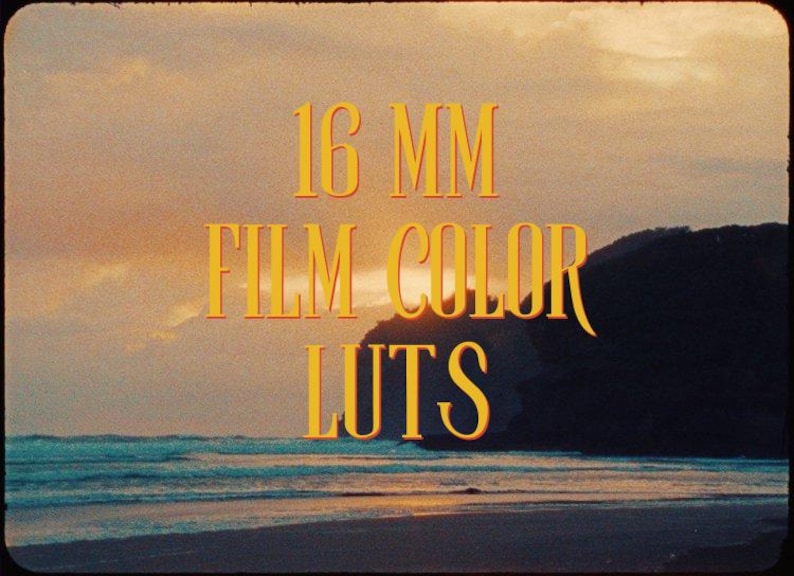 16 Mm FILM COLOR LUTS L Cinematic L Fılm I Color Grading I Video Preset ...