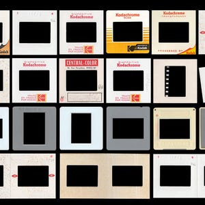 Kodachrome Projection Film Slides-20 Photoshop Templates- 20 ...