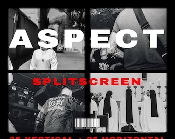 Split-screen Frames: 4K Video Editing Overlays - Etsy