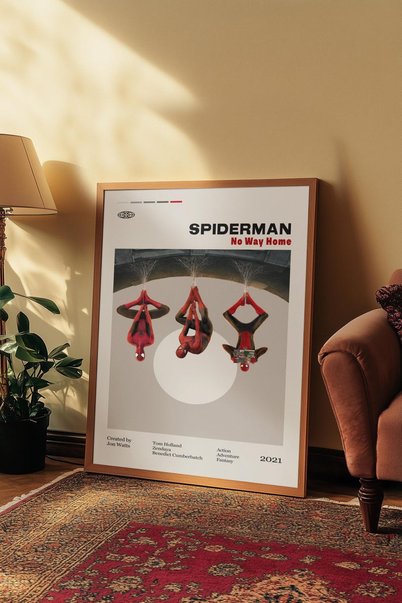 Spider Man No Way Home Movie Poster, Spider Man Poster, Jon Watts, Tom ...